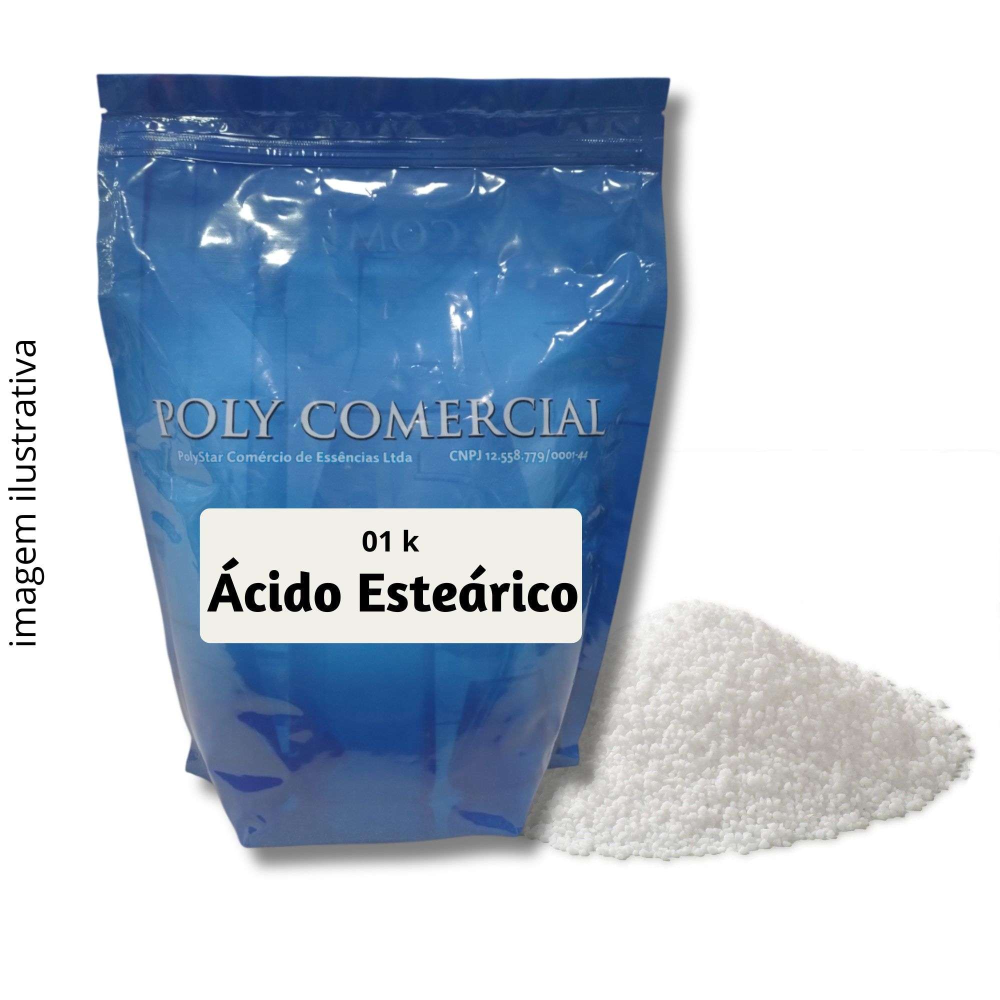 ÀCIDO ESTEÁRICO VEGETAL (PEROLA A) - KG - Casa das Essências