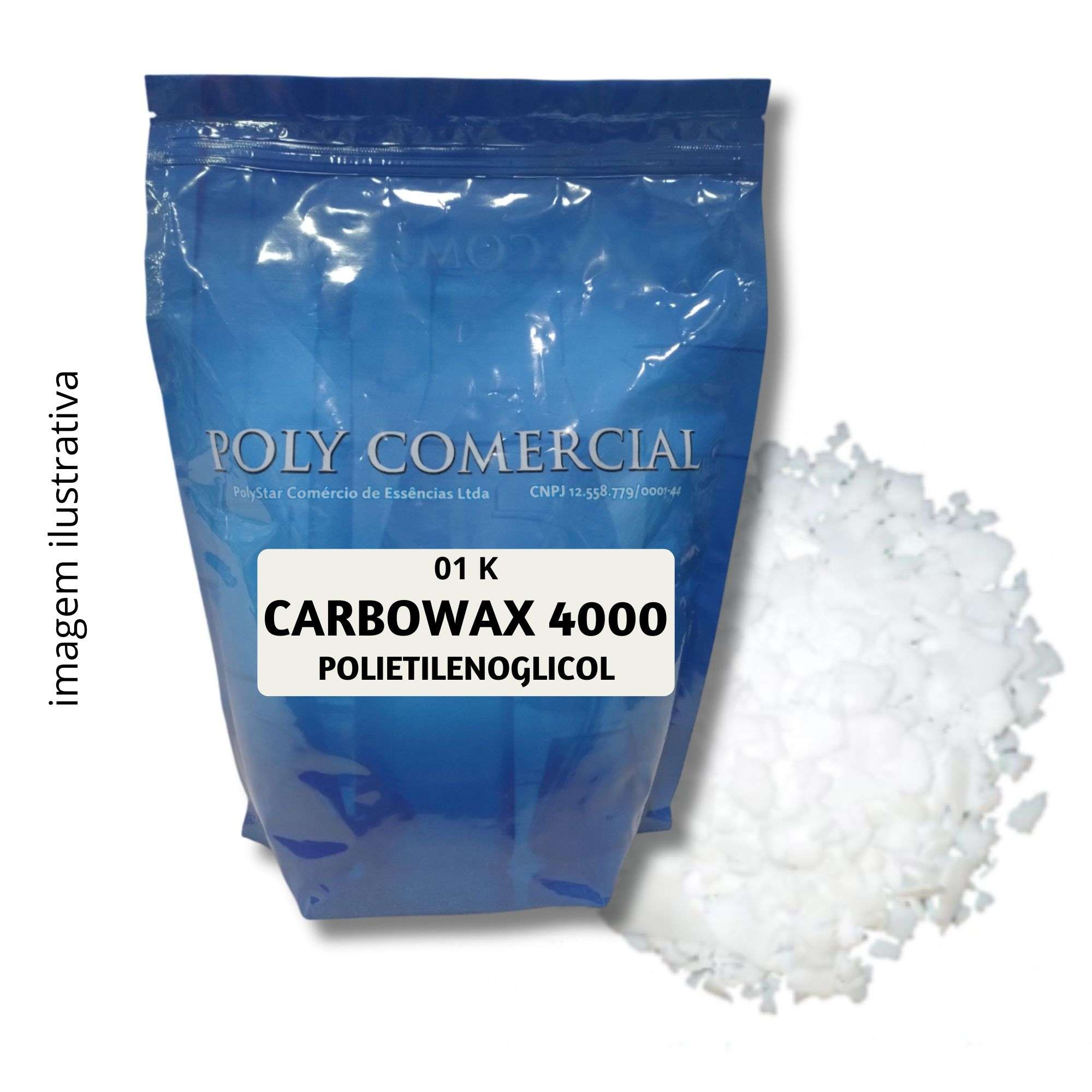CARBOWAX 4000 POLIETILENOGLICOL - KG - Casa das Essências